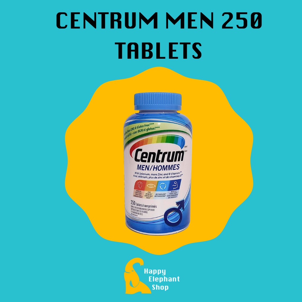 CENTRUM MEN 250 TABLETS | Shopee Malaysia