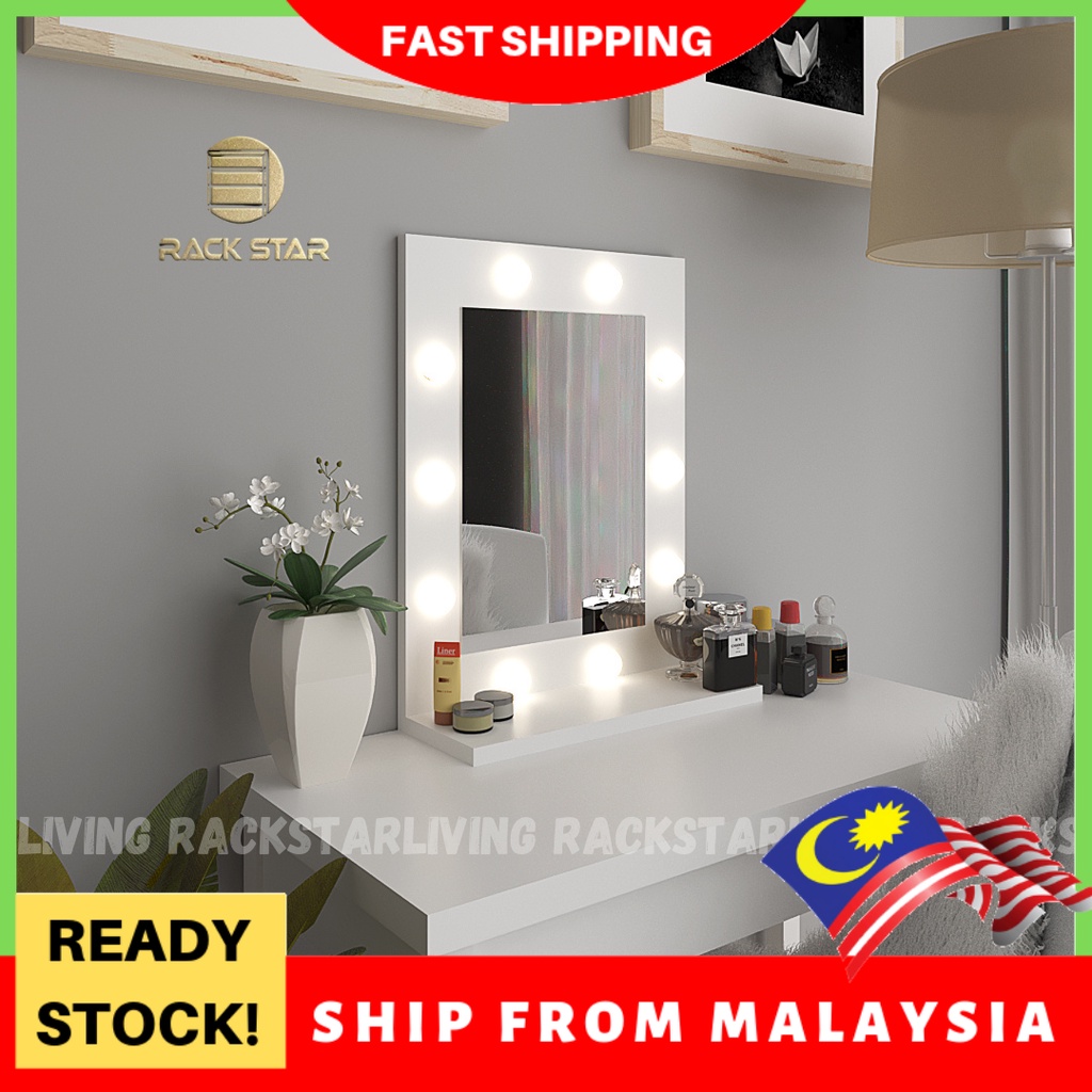 READYSTOCK Vanity Mirror / Cermin Berlampu -ARIA- | Shopee Malaysia
