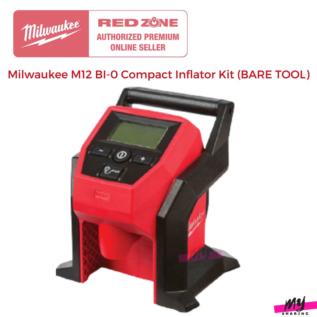 Milwaukee M12 BI-0 Compact Inflator Kit (bare tool) | Shopee Malaysia