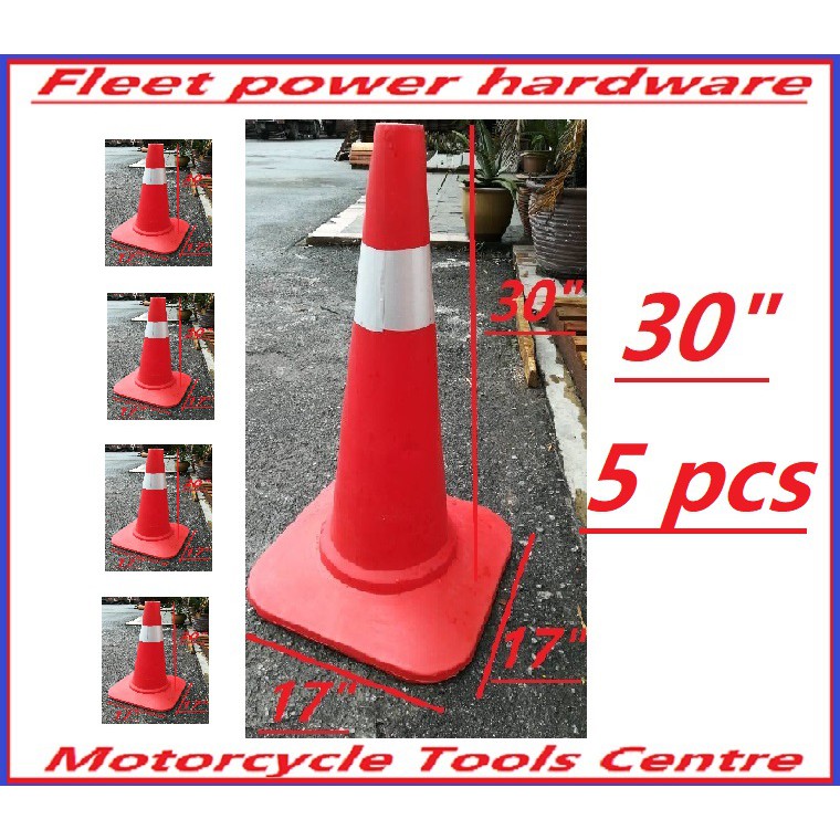 30" height safety safe cone road block construction base handle stand ...