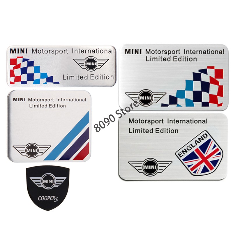 For MINI Cooper JCW MINI Roadster Alloy Car Body Sticker Nameplate Auto ...