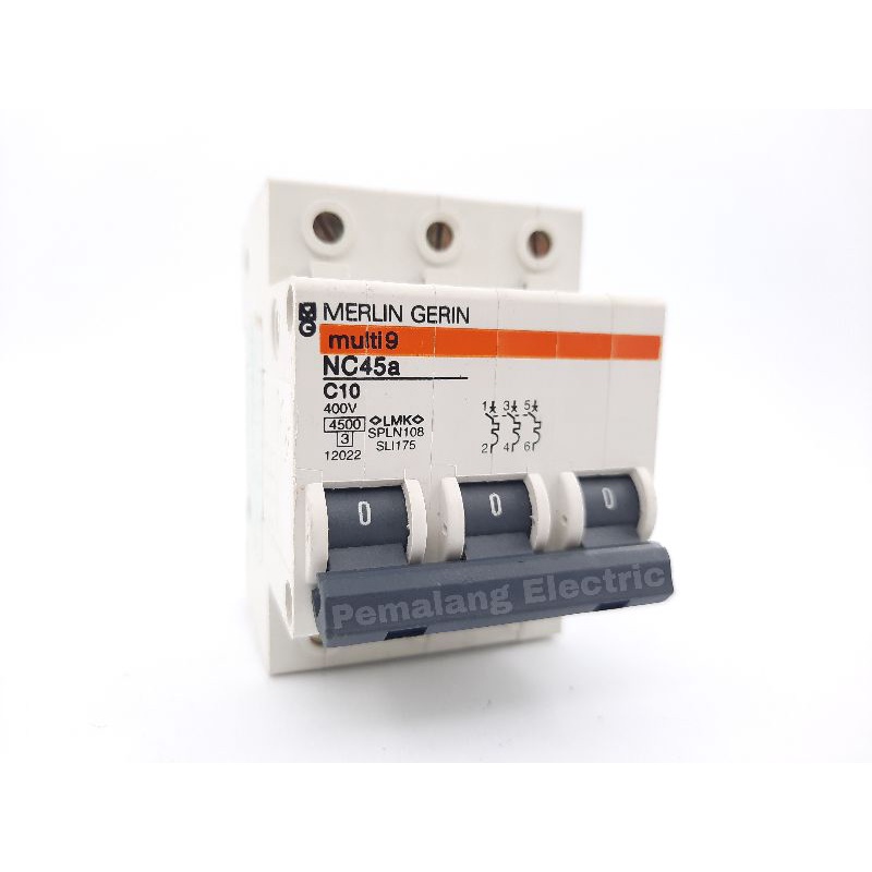Mcb 3phase 10A, 20A, 25A merlin gerin | Shopee Malaysia