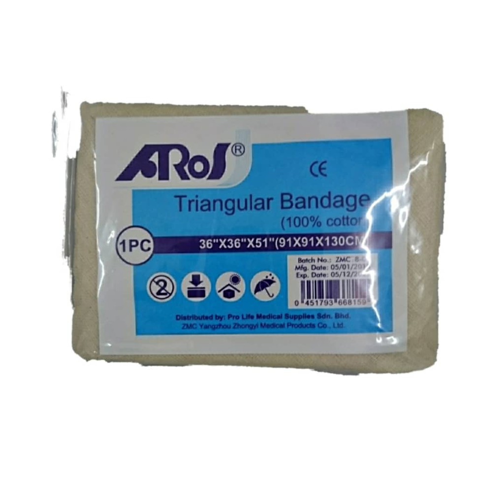 Aros Triangular Bandage 91cm x 91cm x 130cm | Shopee Malaysia