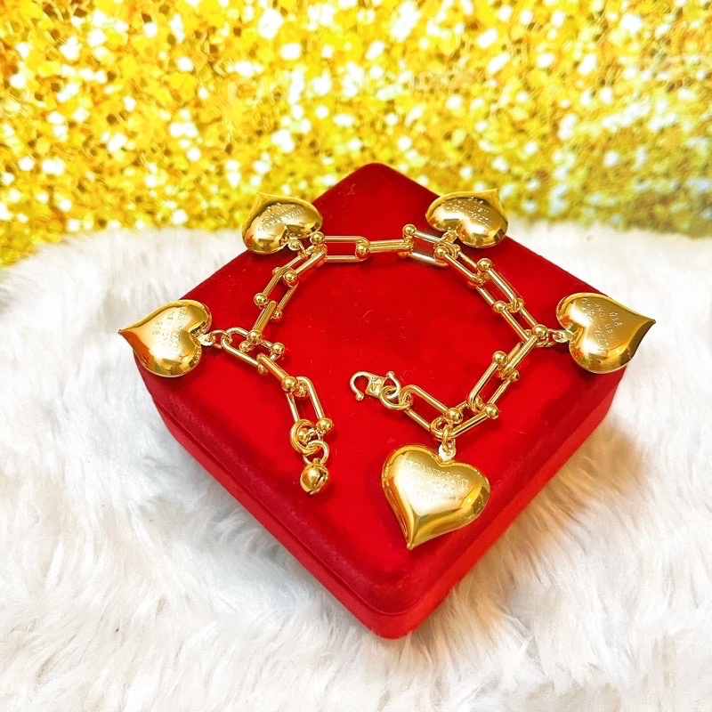 RANTAI TANGAN HARDWARE & CANDY LOVE BATIK BANGKOK/KOREA 24K COP 916 ...