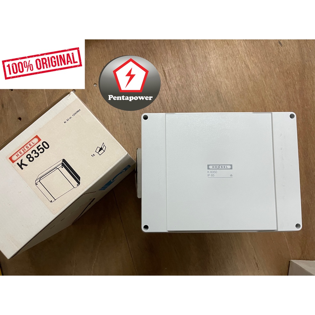 HENSEL K8350 35 SQ MM CABLE JUNCTION BOX W/O TERMINALS, PLAIN WALL ...