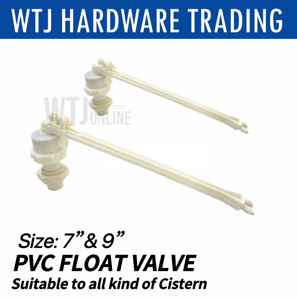 Toilet PVC Cistern Float Ball Valve Size INLET 1/2 / READY STOCK / FAST ...
