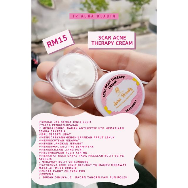 KRIM BERHANTU( Merawat parut lekuk, jerawat dan jeragat) | Shopee Malaysia
