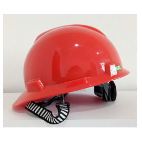 🔥READY STOCK 🔥MSA Safety Helmet - V-Gard Red | Shopee Malaysia