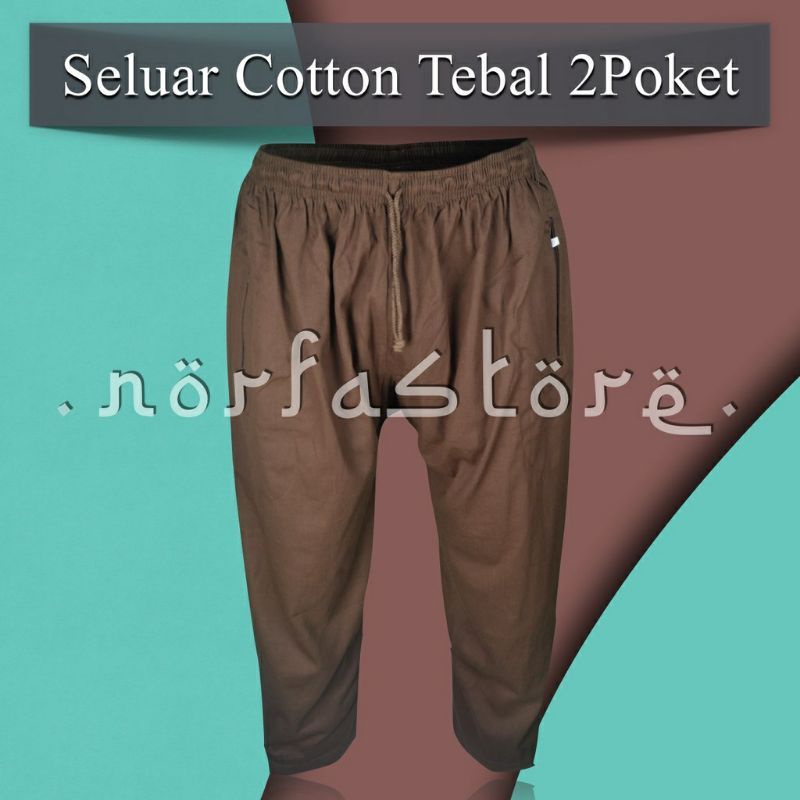 SELUAR COTTON TEBAL SUPER KAIN HAJI UMRAH LELAKI ORIGINAL | Shopee Malaysia