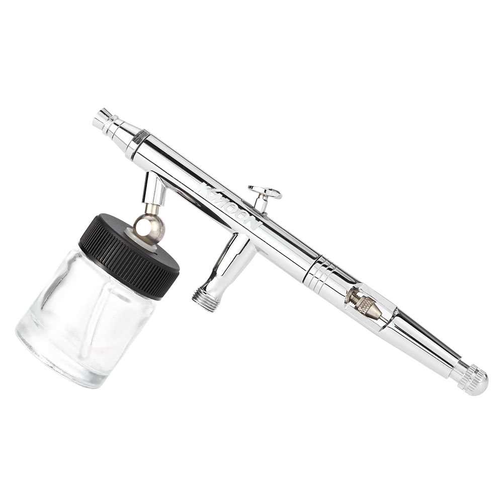 KKmoon Siphon Feed Dual-Action Airbrush Kit Set for Art Craft Painting ...