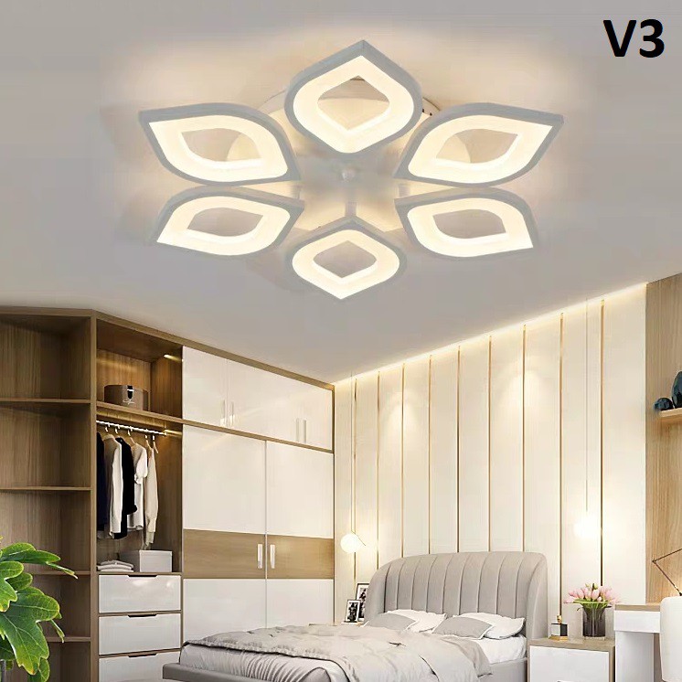 Modern Living Room Decorative Led Ceiling Light with Flower Shape Model ...