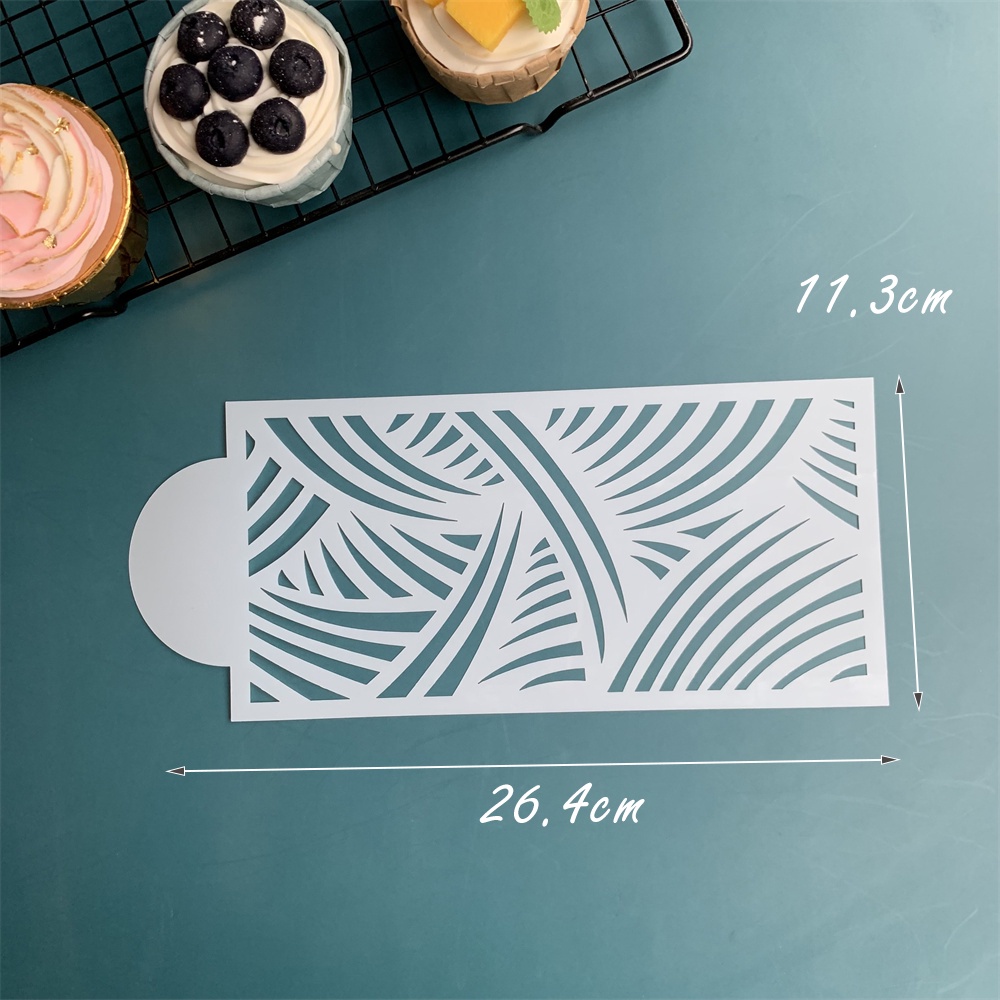Fondant Cake Mesh Stamps Stencils Embossing for Decorating Tool Plastic ...