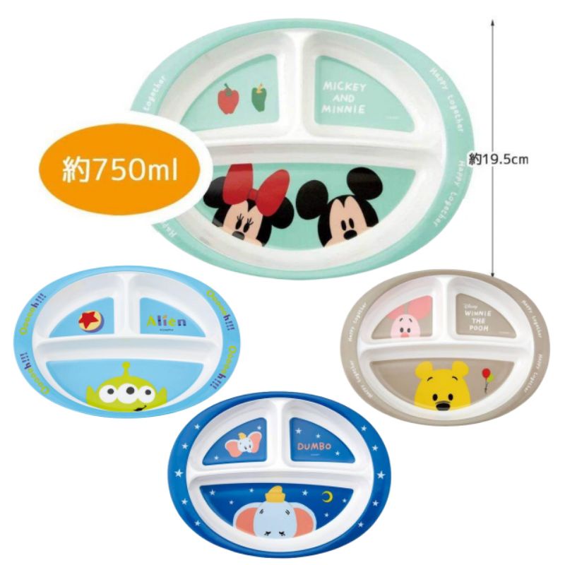 Baby Food Plate Hole Tray Material Is Melamine Disney From Japan ...