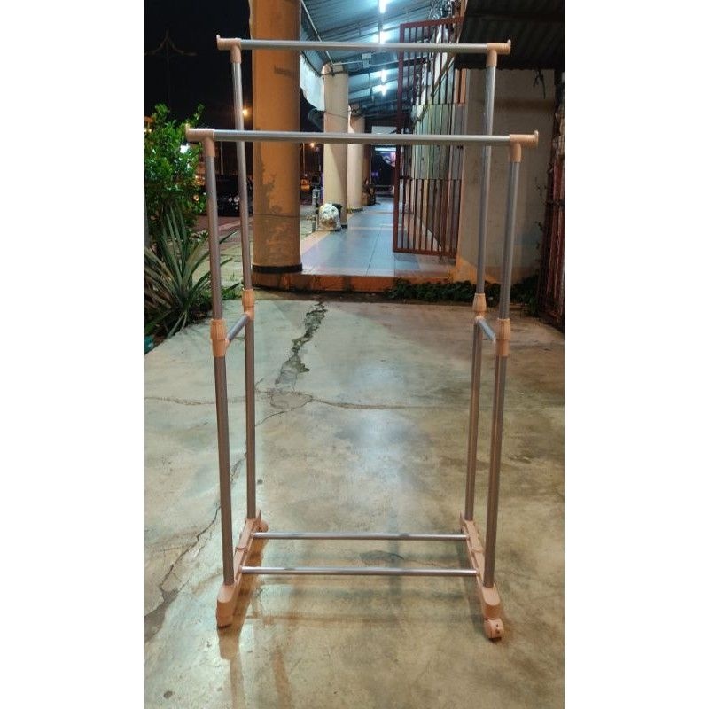 Rak Jemur Single Pole/Doble Pole /Hanger Rack/Rak Jemur/Rak baju /Rack ...
