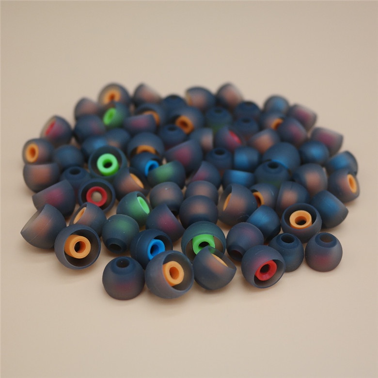 1 Pairs 3.8mm In-Ear Earphone Sleeve Universal Colorful Soft Silicone ...