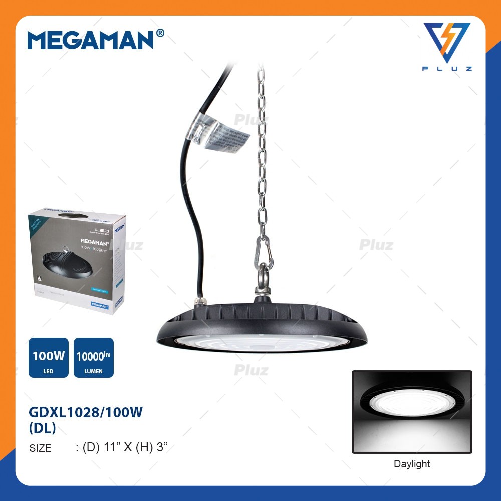 MEGAMAN 100W/150W/200W LED HIGH BAY | Shopee Malaysia