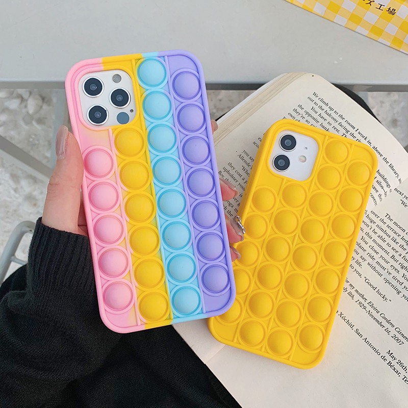 Hot item Pop It IPHONE 12 PRO MAX 11 PRO MAX XR X XS 7 PLUS 8 PLUS IPHONE 7 8 Push pop it Bubble ...