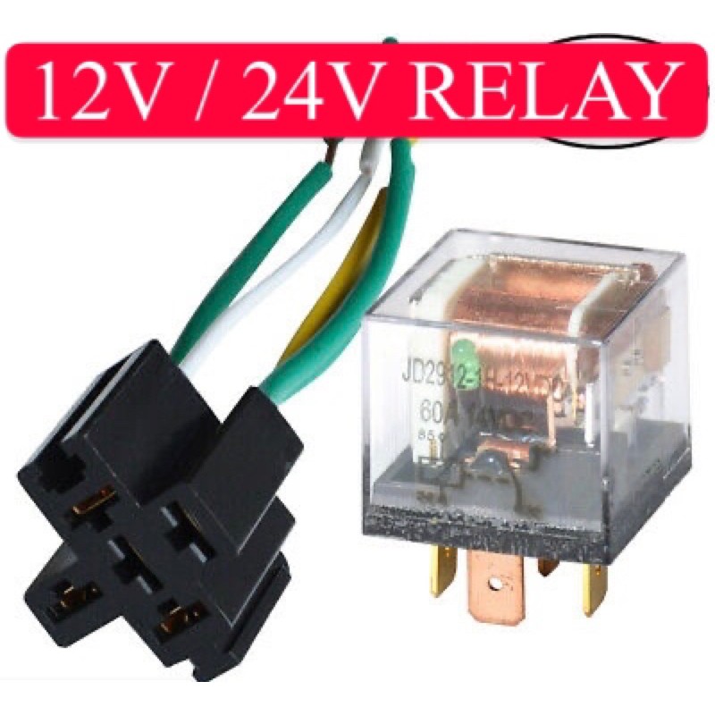 HIGH QUALITY 12V Universal Car Lorry 5 Pin Relay & Relay Socket ...
