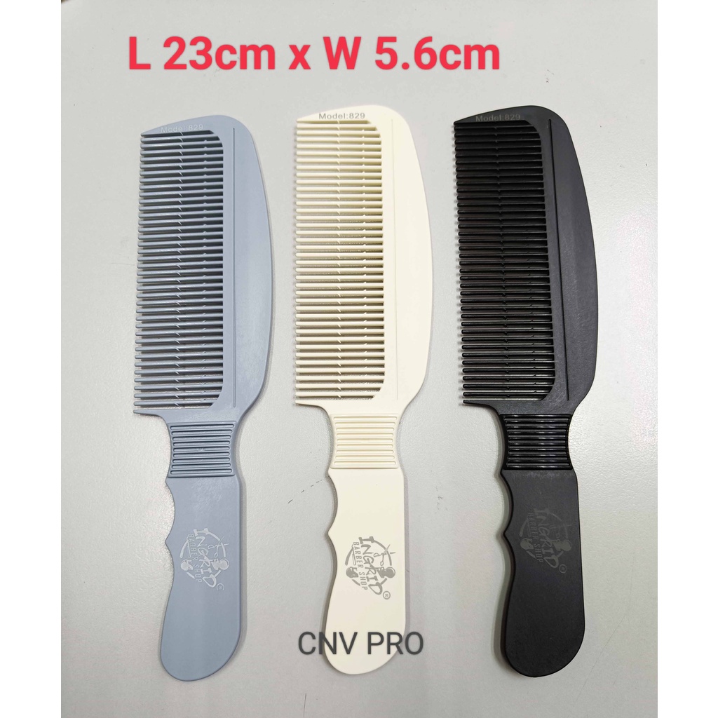 1027 - INGRID SPEED Flat Top Comb Carbon Fiber Anti-Static Comb Grey ...