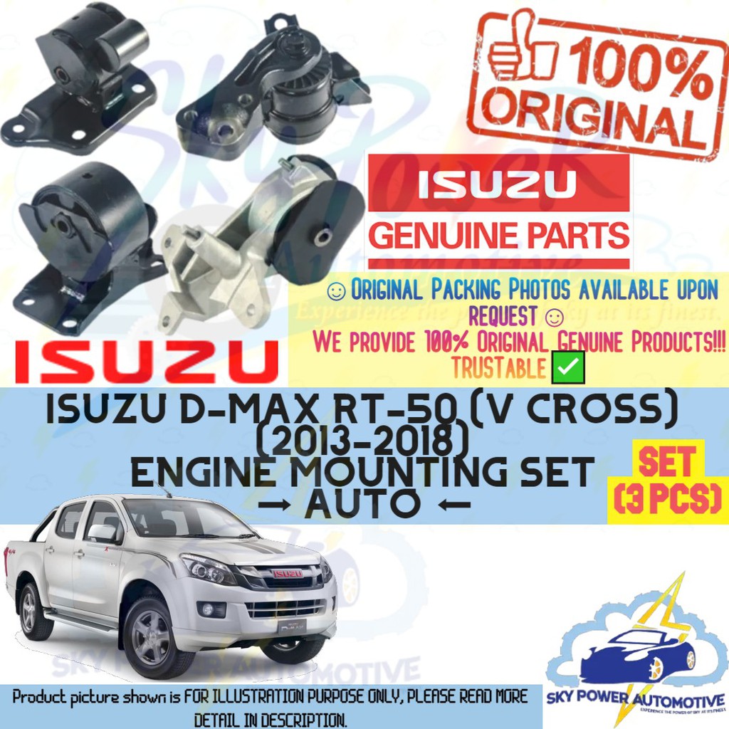 ISUZU D-MAX DMAX RT-50 (V CROSS) (2013-2018) (AUTO) 100% ORIGINAL ISUZU ...