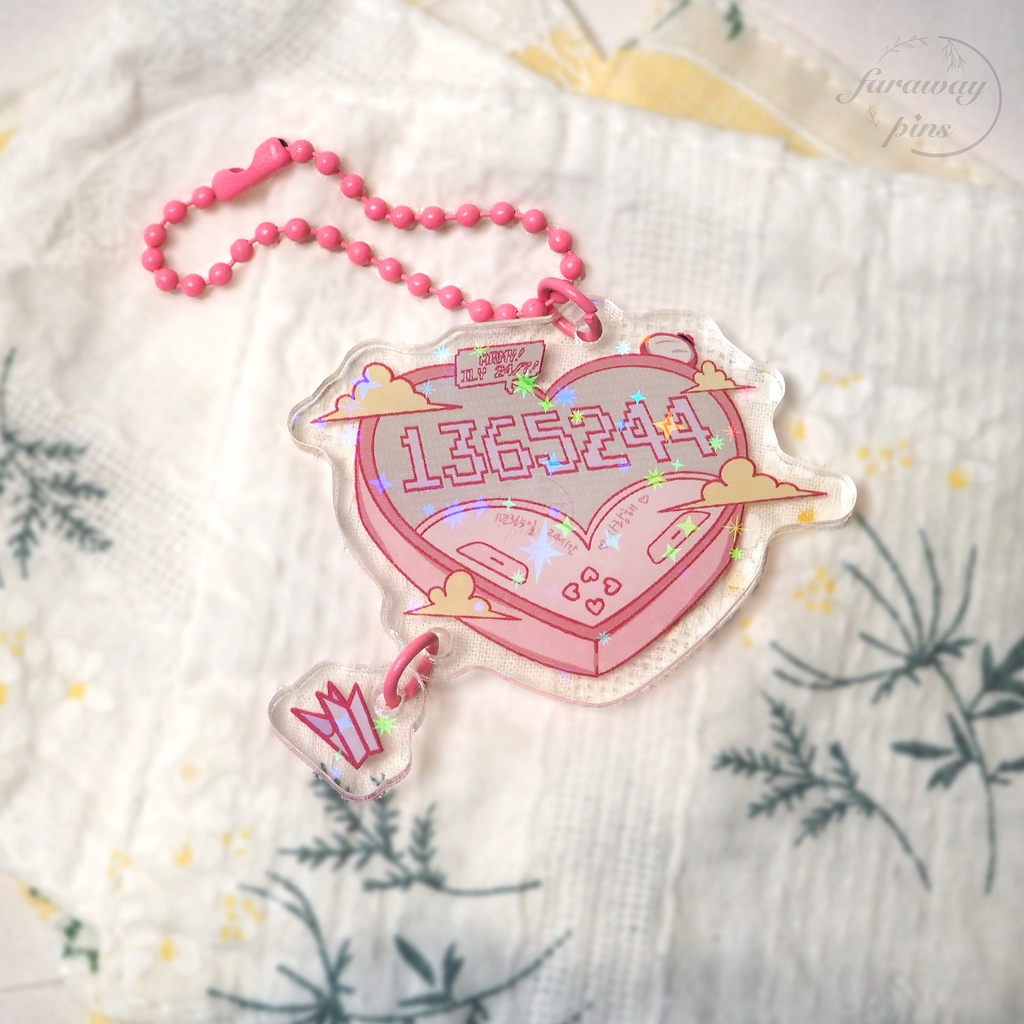 ARMY Pager/Beeper Holographic Acrylic Charm - BTS Keychains/Charms ...