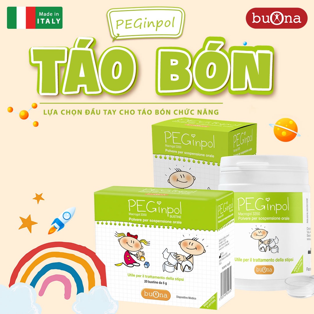 Buona PEGinpol Macrogol 3350 - Supports acute and chronic constipation ...