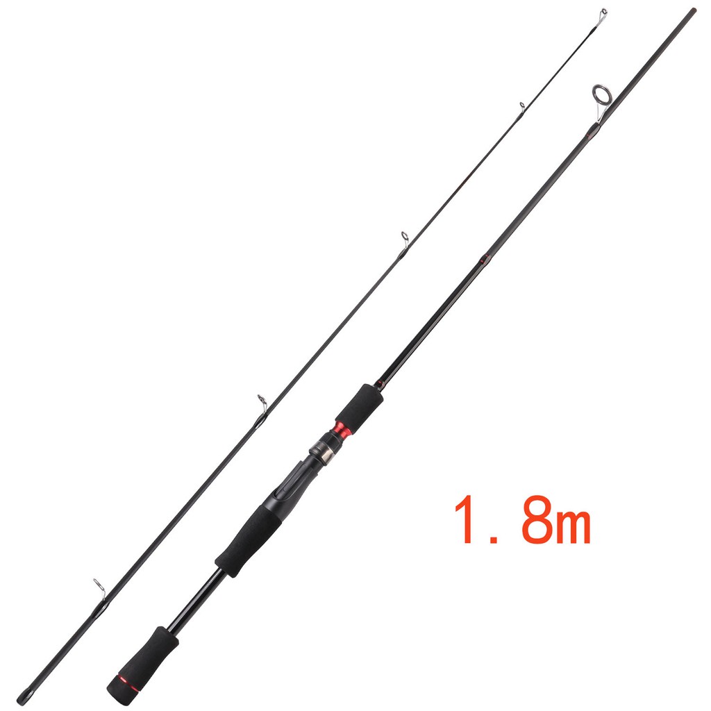 Sougayilang Spinning/Casting Fishing Rod 2 Sections High Carbon Fiber Eva Handle (1.8M/2.1M ...