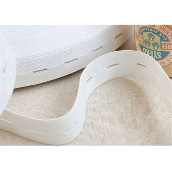 Meter Getah Berlubang Getah Pinggang Knit Elastic Band Buttonhole ...