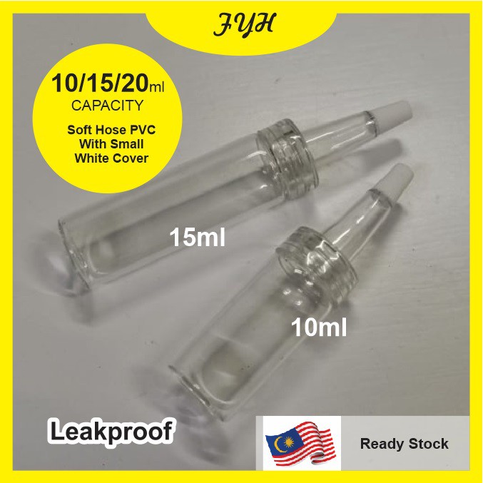 🎀READY STOCK Kuantan🎀 Ampoule Soft PVC Dropper Glass Bottle Dropper ...