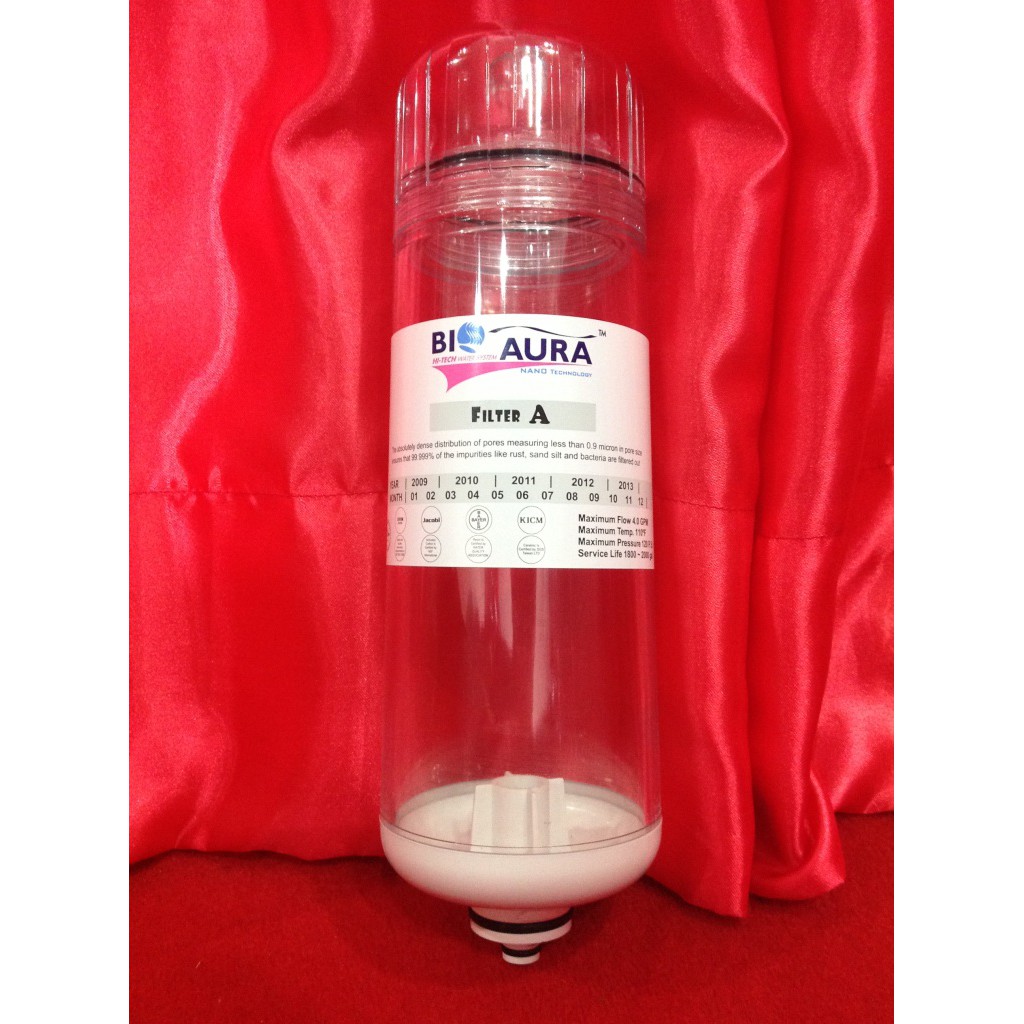 WATER FILTER - Bio Aura Water Purification System Filter A,B,C,D,E,F ...