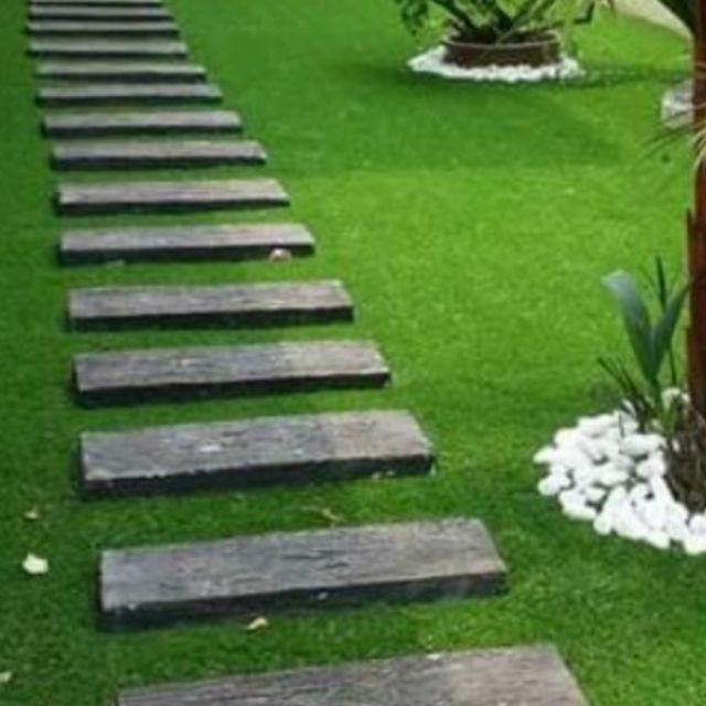 Tapak simen pejalan kaki corak kayu | lanskap taman deco deco laman ...