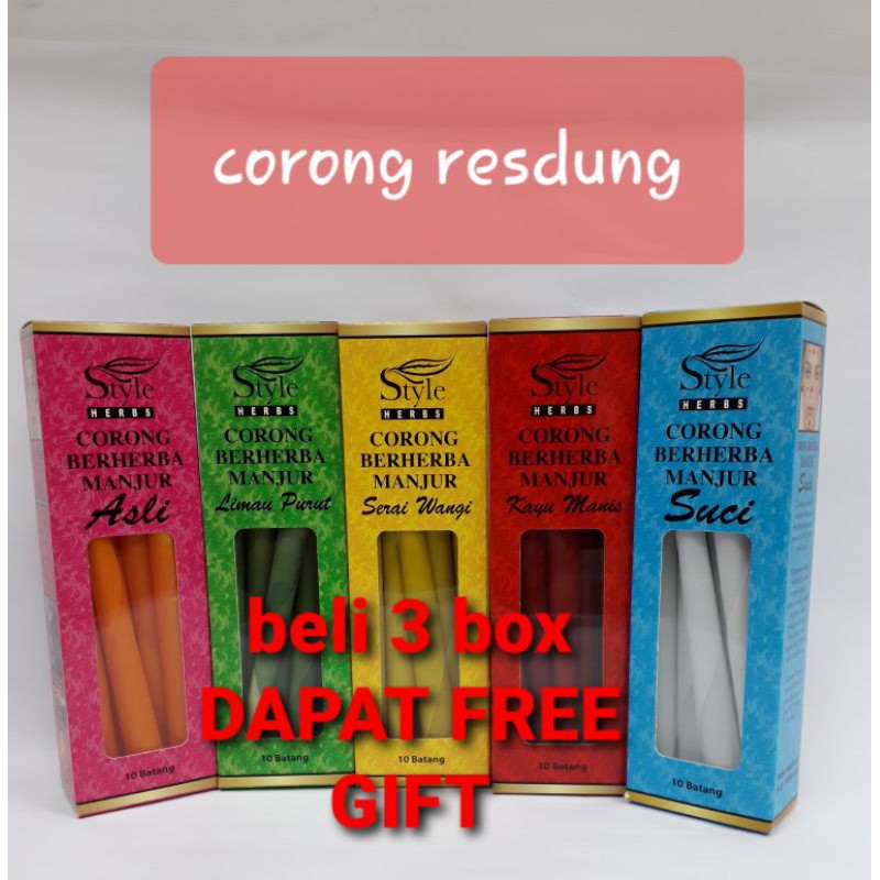 Corong resdung manjur( 10 batang) premium quality | Shopee Malaysia