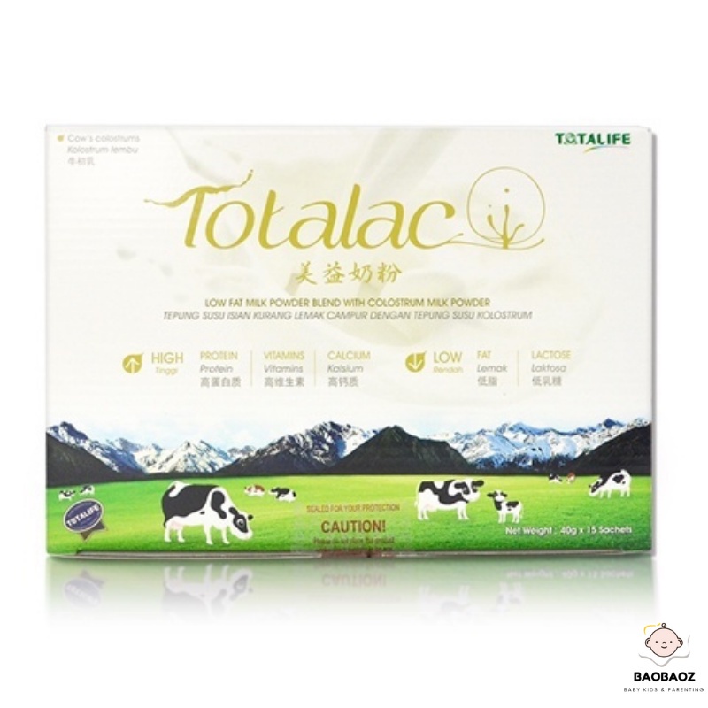 Totalac by Totalife Cow Colostrum milk powder 300mg IgG per packet | Shopee Malaysia