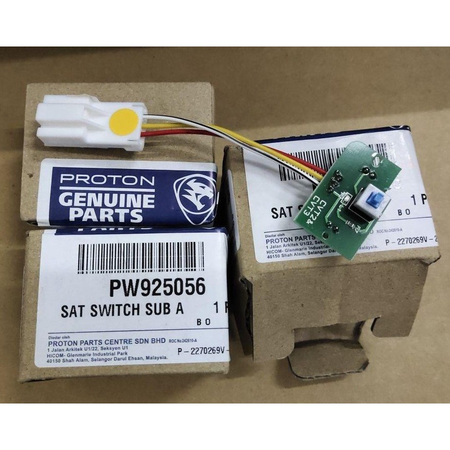 100% ORIGINAL PROTON PREVE GEAR LEVER SAT SWITCH / SAT SWITCH SUB ...