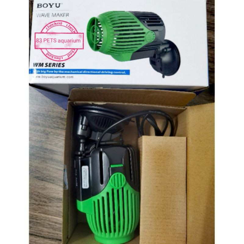 AQUARIUM wave water pump BOYU wave maker (wm-12e) (36D00)＃造浪器 | Shopee ...
