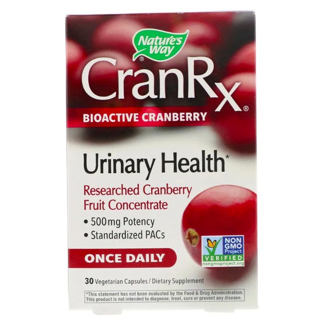 Nature's Way CranRx Urinary Health Bioactive Cranberry 500 mg 30 ...
