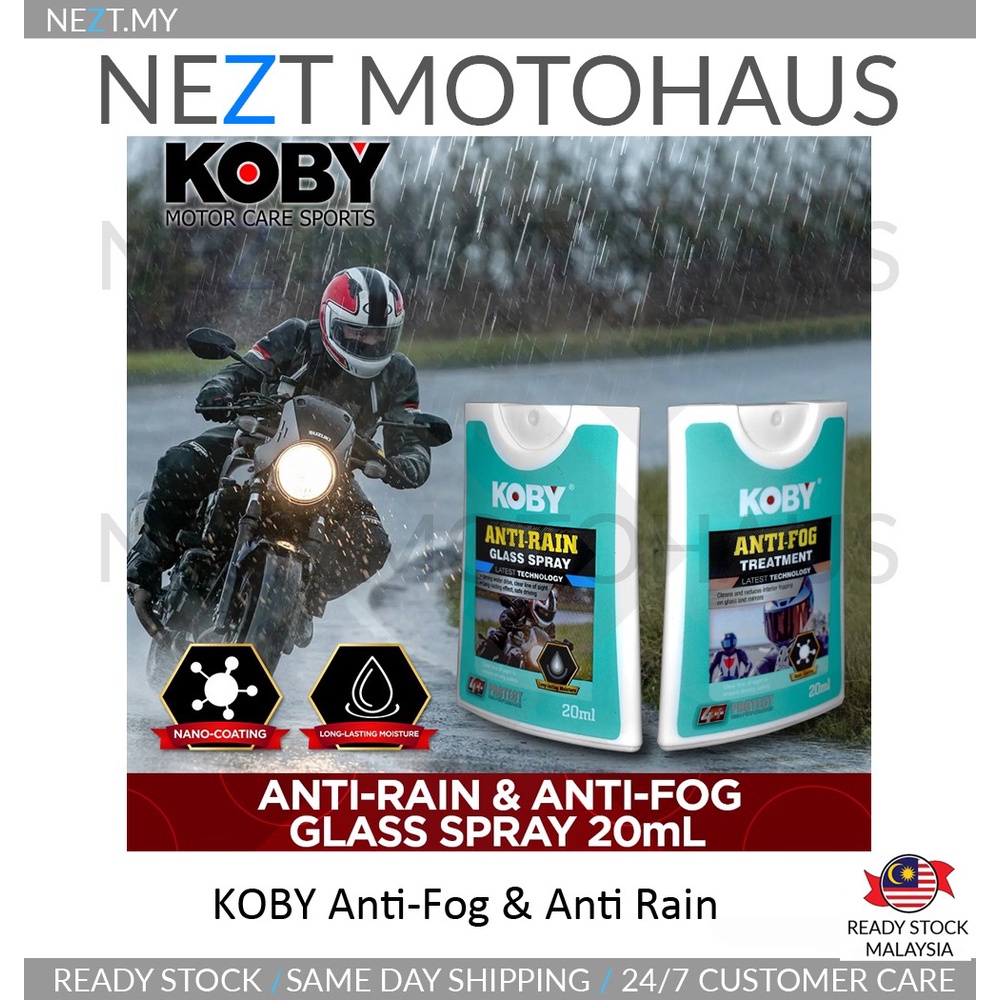 Koby Helmet Anti Fog Anti Rain Glass Spray AGV MHR SGV MTHELMET ZEUS ...