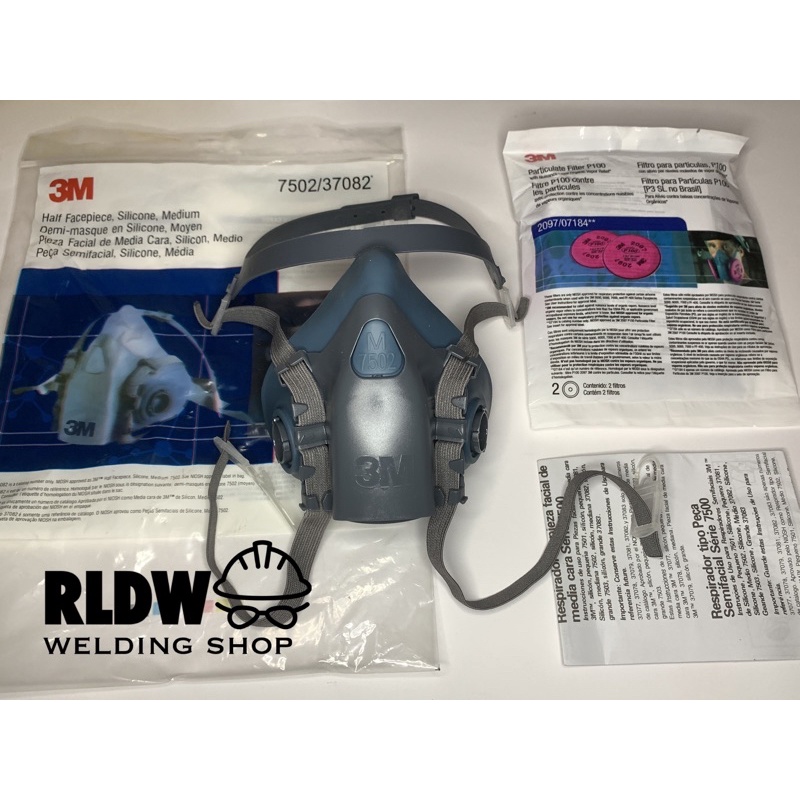 3m mask respirator 3M 7502 mask filter2097 2091 Suit Respirator ...