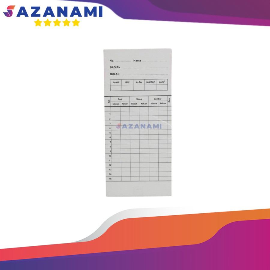 ABSENCE CARD ABSENCE CARD ABSENCE PAPER CONTENTS 100 PCS | Shopee Malaysia