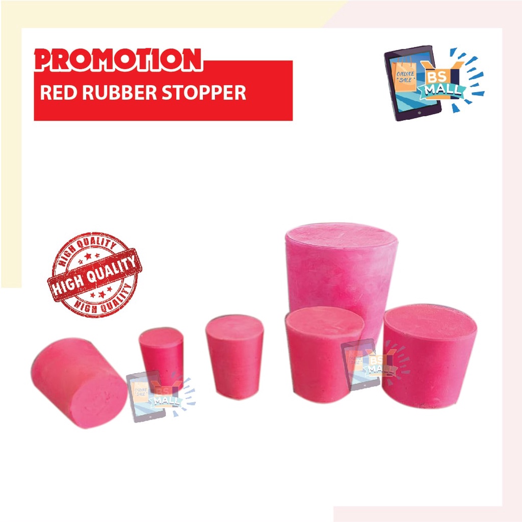 BS MALL High Quality Red Rubber Stopper Water Tank Rubber / Gabus Getah ...