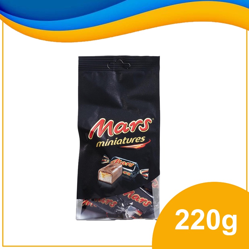 Chocolate MARS Miniatures Bag 220g (Exp: 17/3/24) | Shopee Malaysia