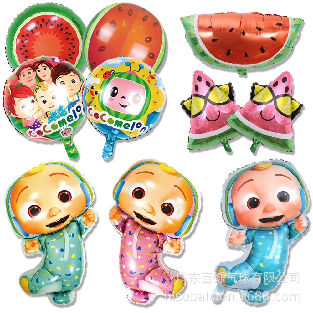 COCOMELON FOIL BALLOON foil 18 inch foil balloon cocomelon, fruit ...