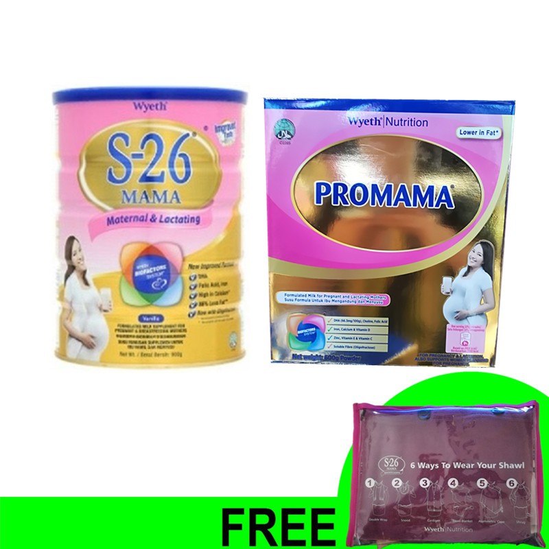 Wyeth S26 Mama 900g + Promama 600g | Shopee Malaysia