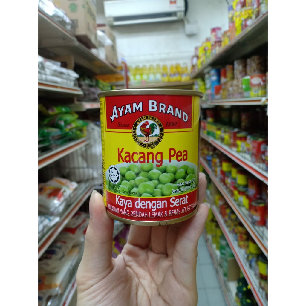 Ayam Brand Processed Peas Kacang Pea 精制豌豆 Rich in Fibre 230g | Shopee Malaysia