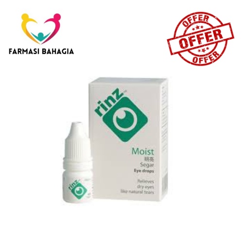 [ Exp 5/2025 ] RINZ MOIST EYE DROPS 5ML - For Relief of Dry Eyes ...