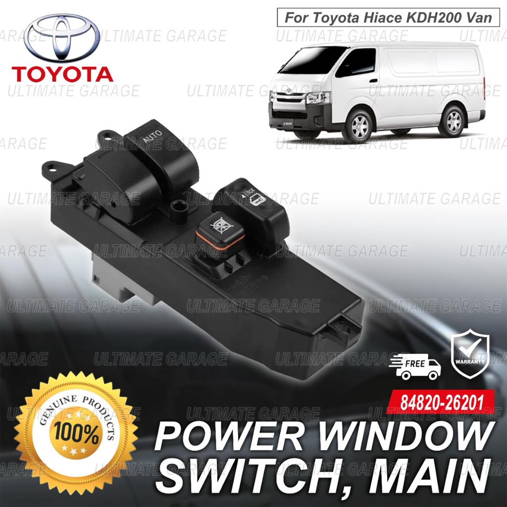 100% GENUINE ORIGINAL 84820-26201 POWER WINDOW MAIN SWITCH SUIS TINGKAP ...