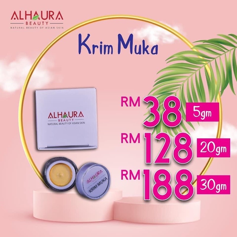 Krim herba ALHAURA BEAUTY | Shopee Malaysia