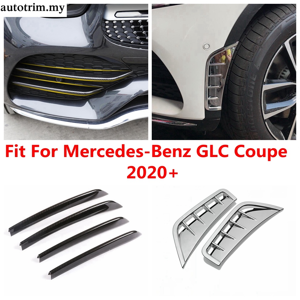 Front Bumper Fog Lights Lamps Eyelid Eyebrow Strip / Air Inlet Vent ...