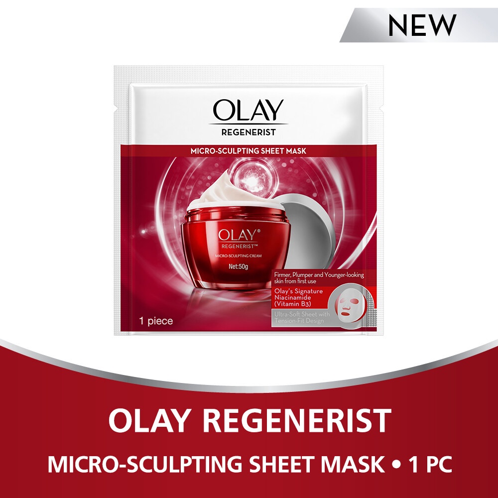 Olay Regenerist Micro-Sculpting Sheet Mask 24g x 1's | Shopee Malaysia