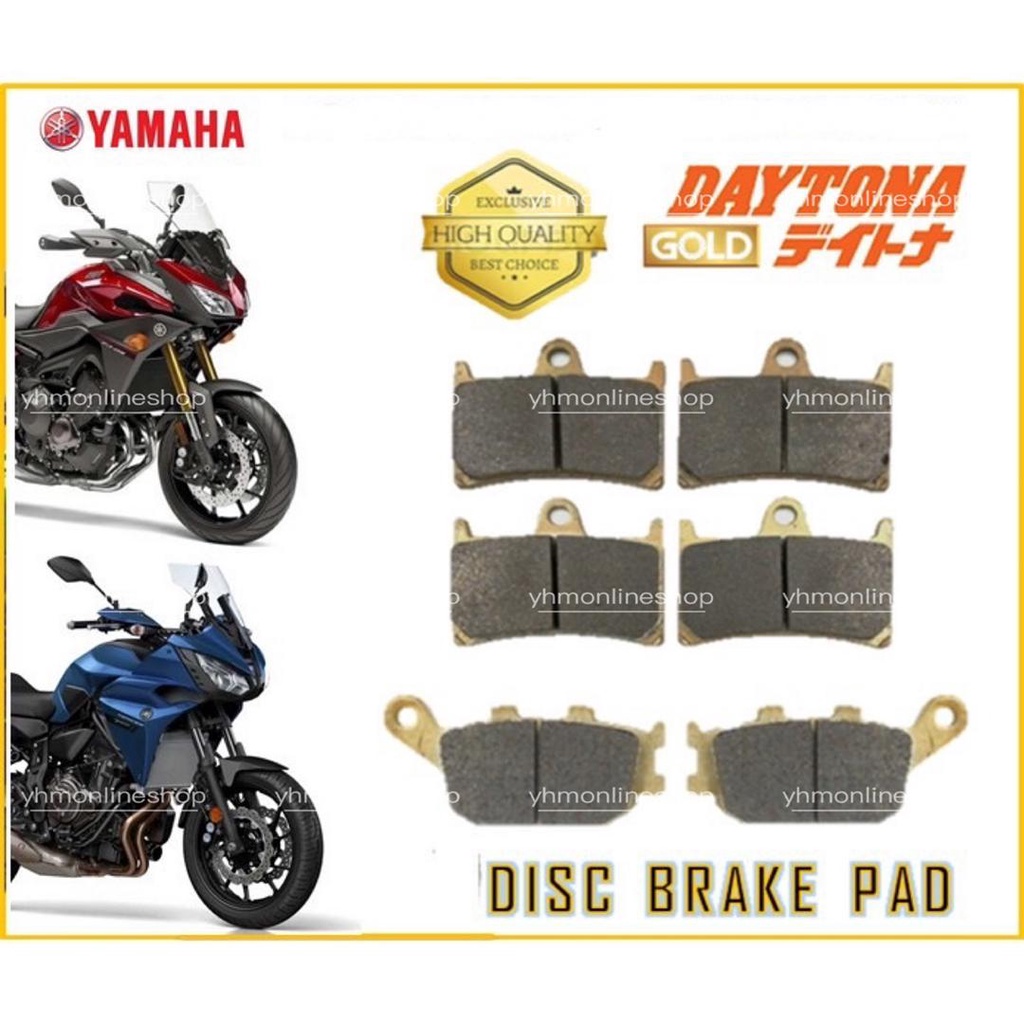 Yamaha Disc Brake Pads MTO9 Tracer900 (2015-2020) Gold | Shopee Malaysia